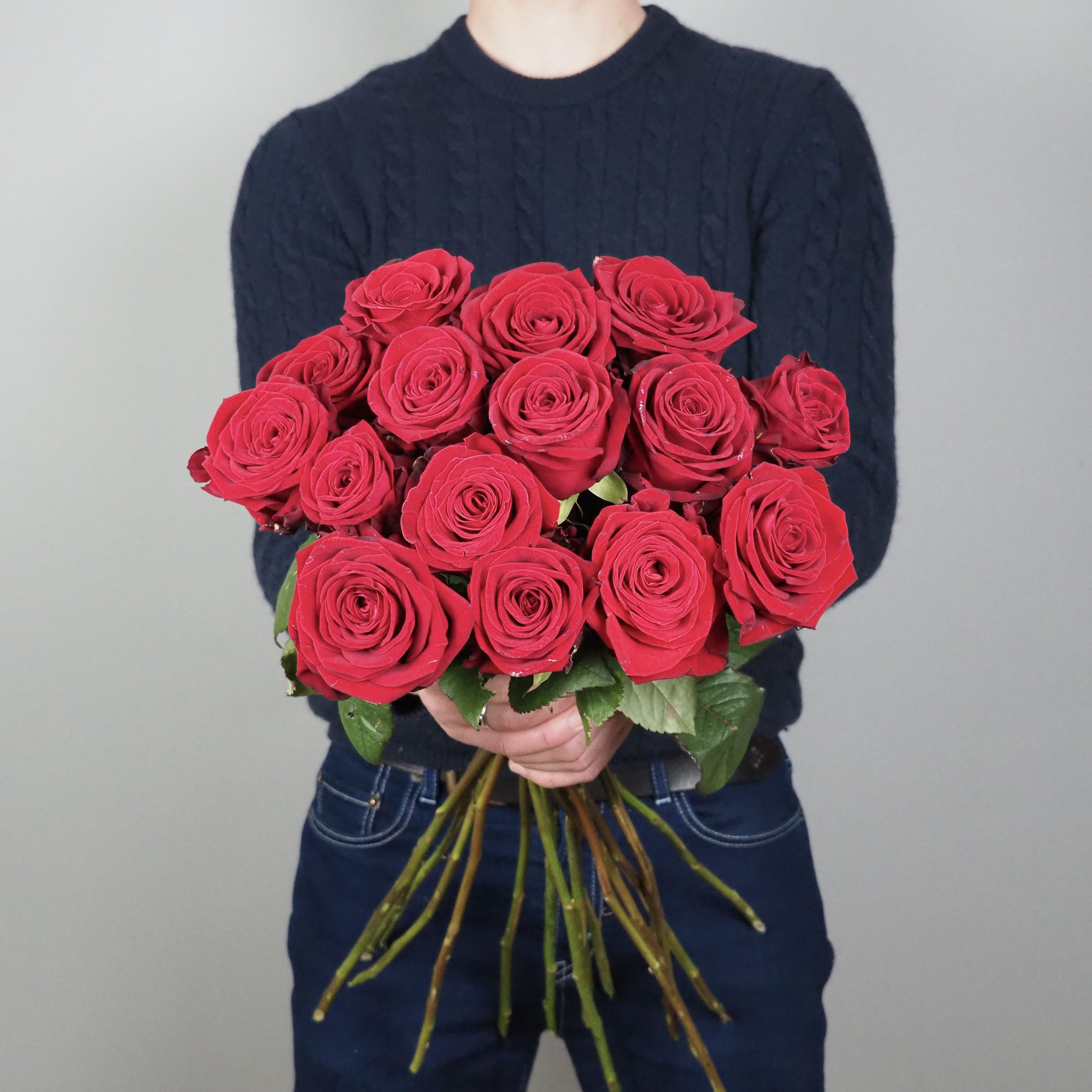 Bouquet de roses rouges - ATELIER LAVARENNE - Fleuriste Lyon